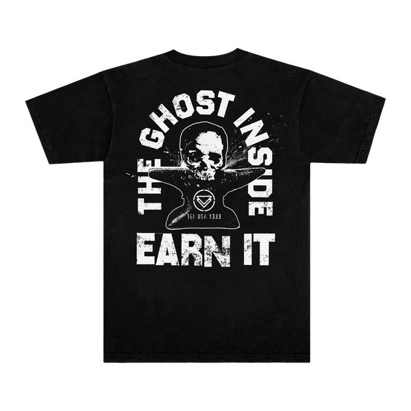 Anvil Skull Tee (Black) – The Ghost Inside
